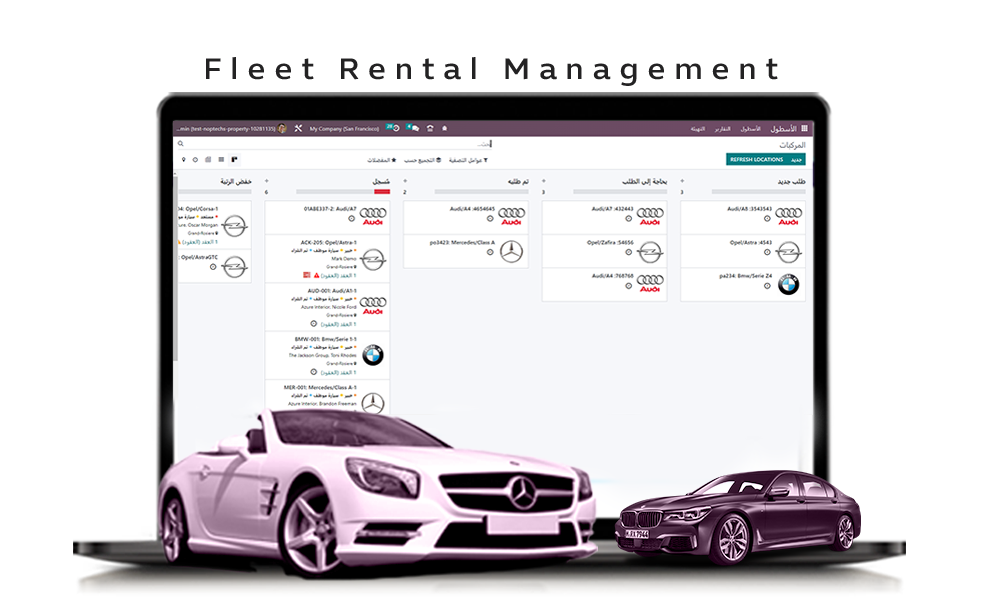 Fleet rental management & Car rental system | Noptechs