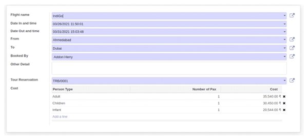 flight reservations solutions | Noptechs odoo